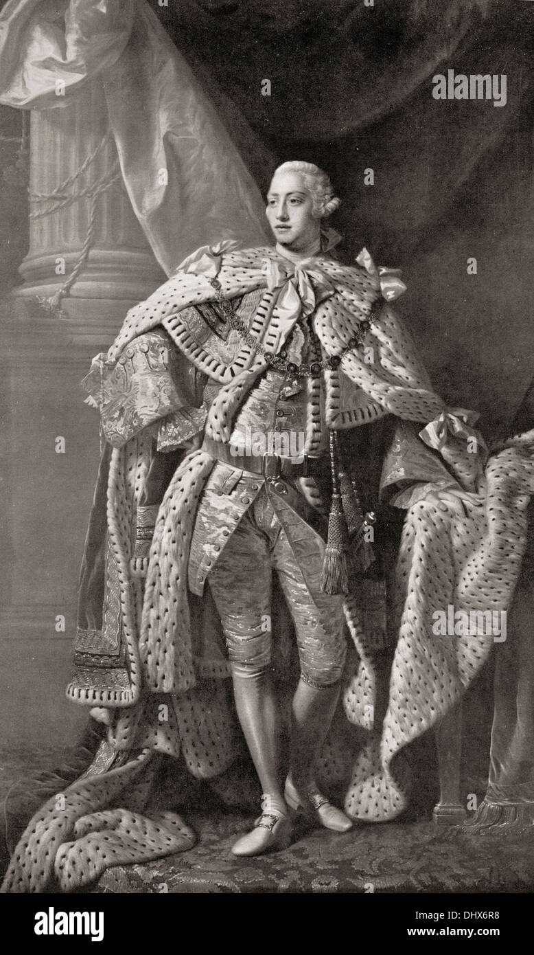 King george iii portrait hi-res stock photography and images - Alamy