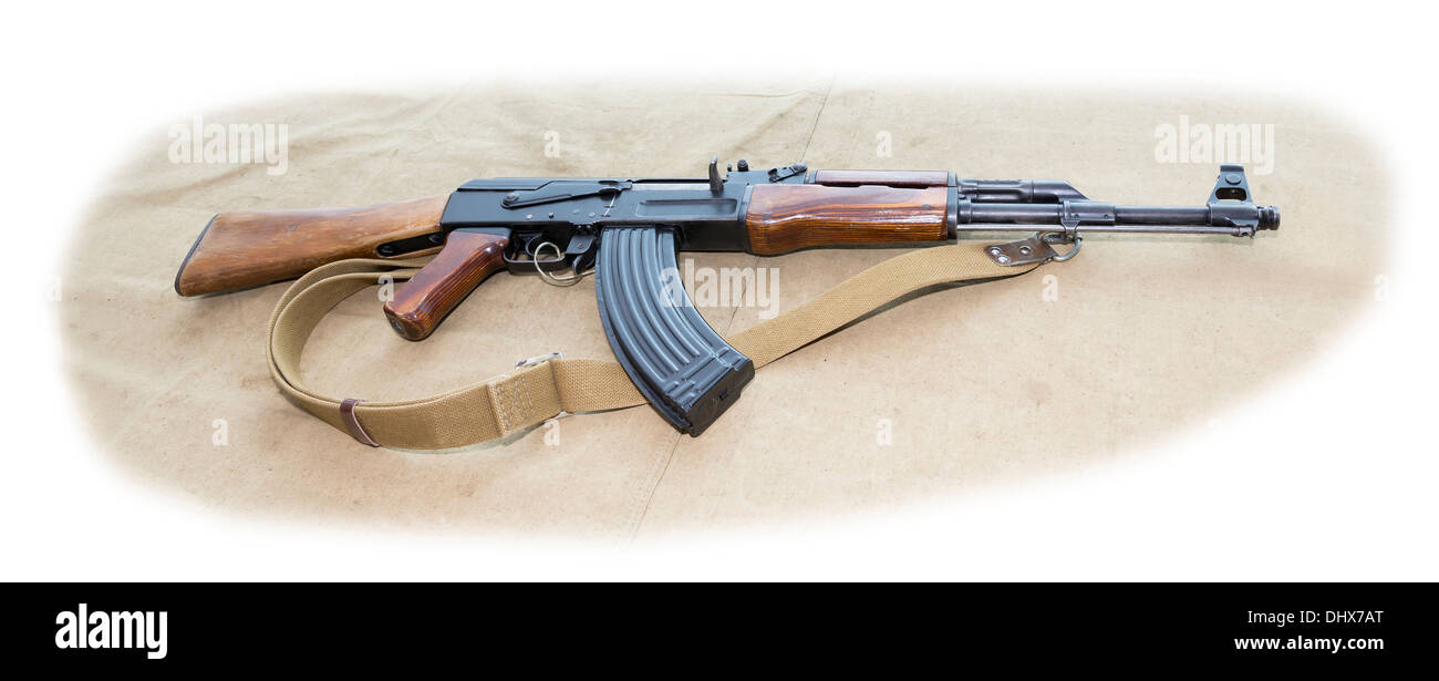 Ak 47 kalashnikov assault rifle on hi-res stock photography and images ...