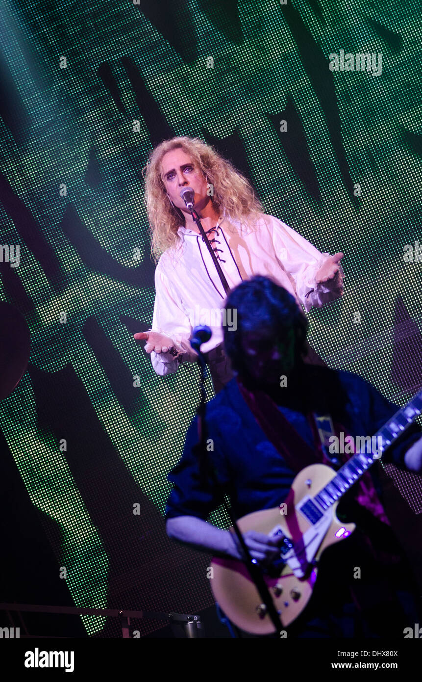 Nad Sylvan with Steve Hackett during the Genesis Revisited tour at ...