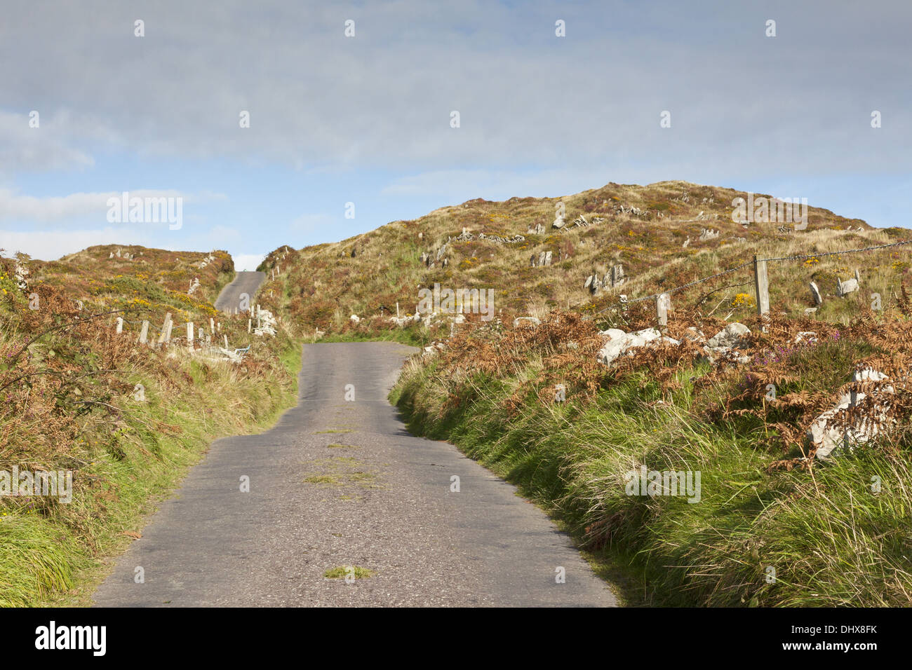 Typical street in Ireland Stock Photo - Alamy