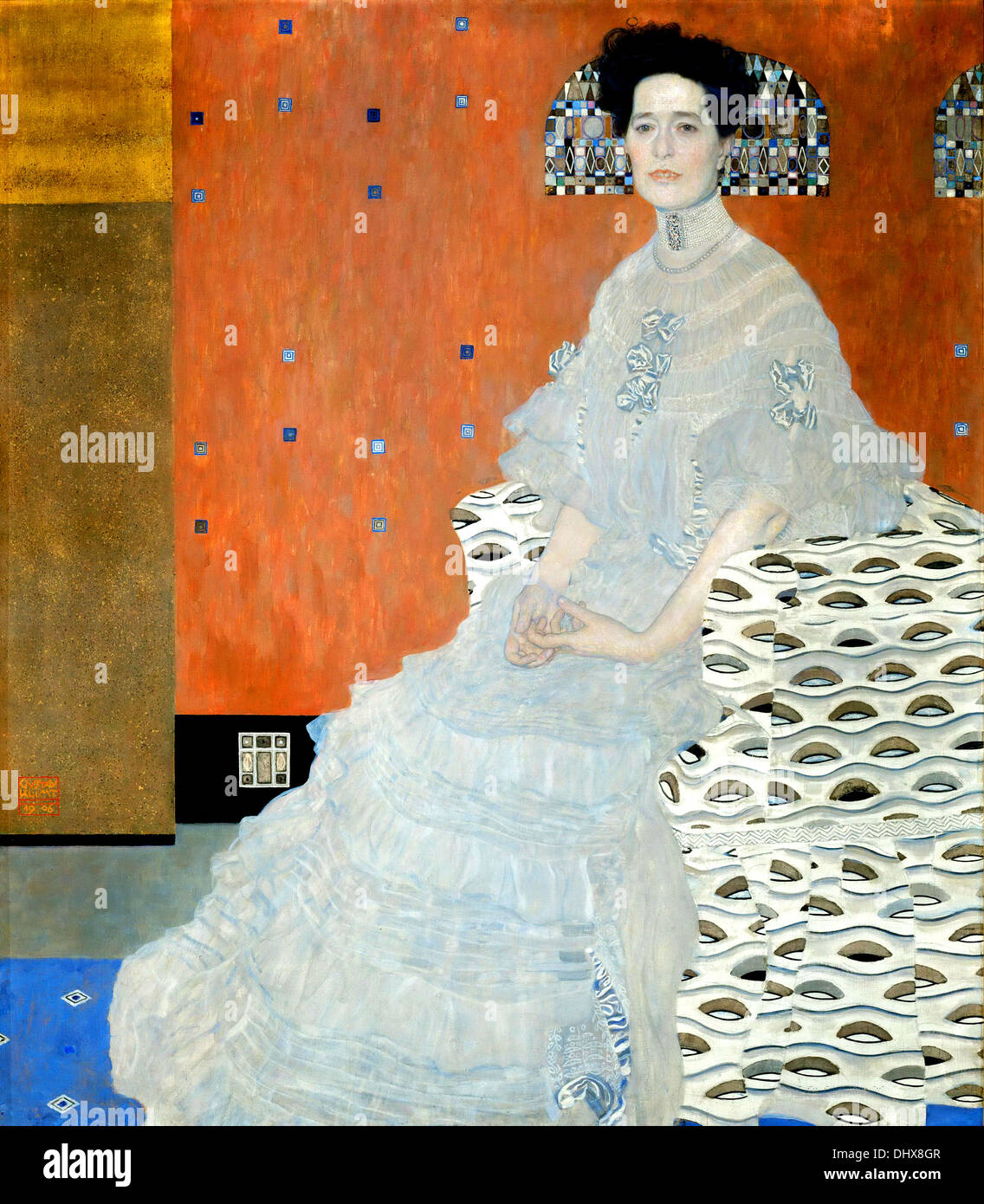 Portrait of Fritza Riedler - by Gustav Klimt, 1906 Stock Photo - Alamy