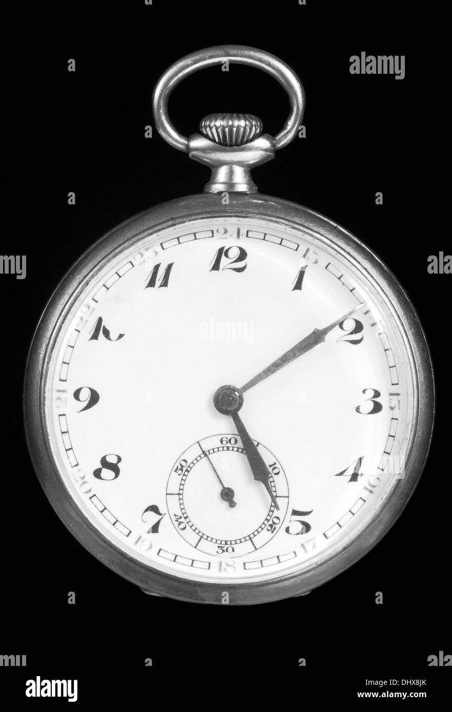 old fob watch Stock Photo - Alamy