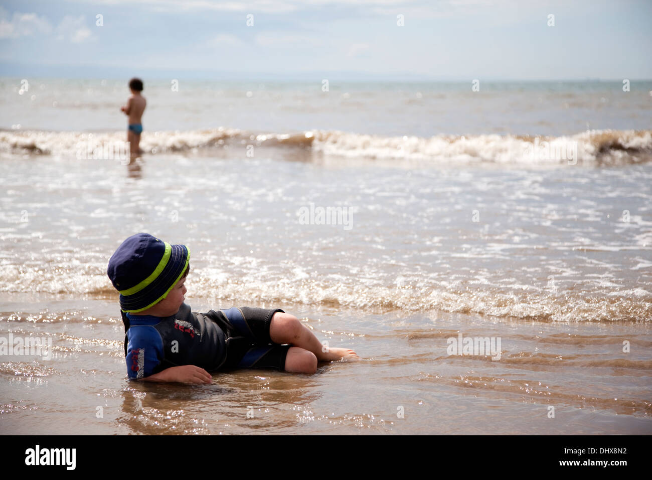 boy at seaside, beech Stock Photo - Alamy