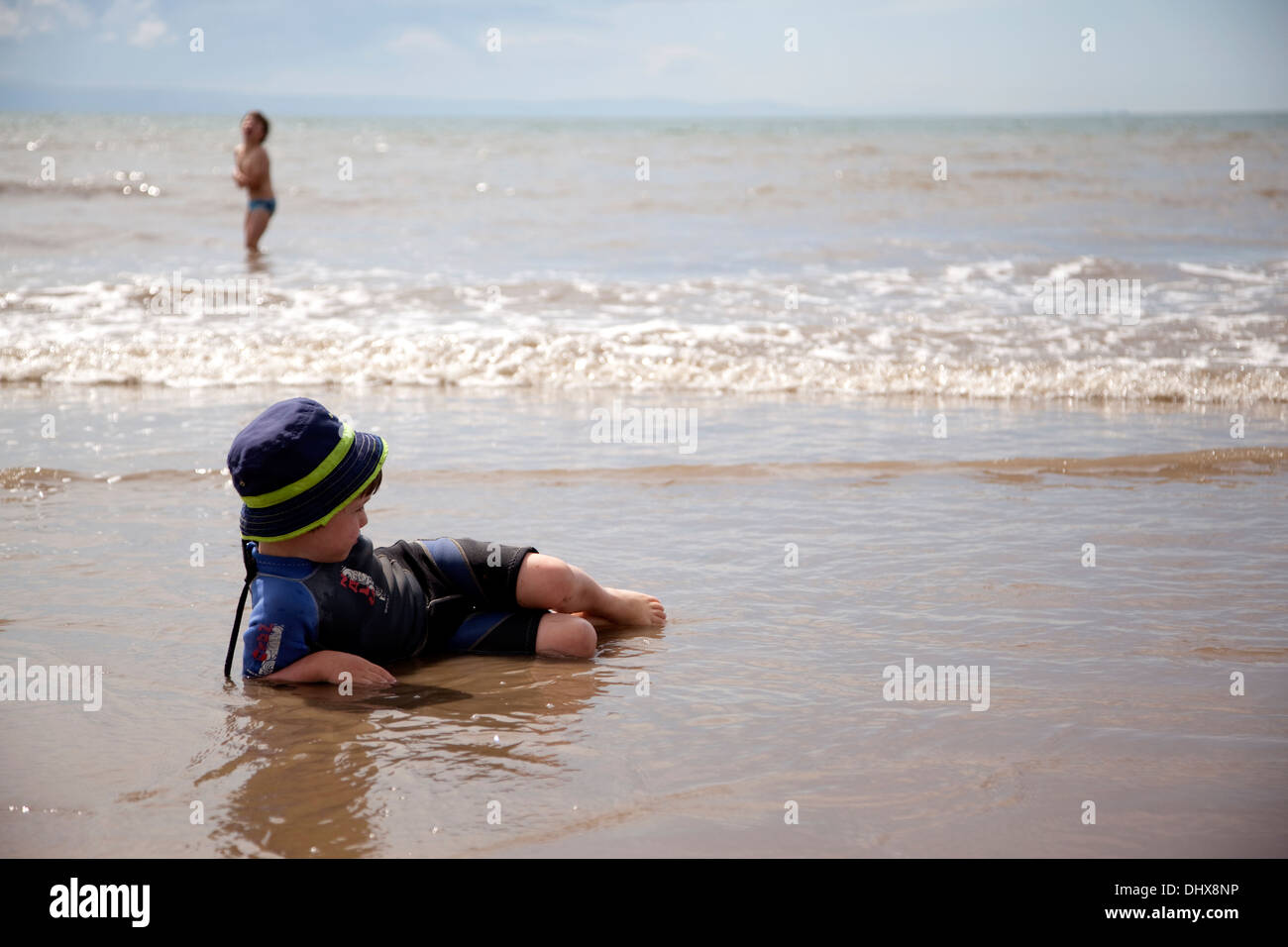 boy at seaside, beech Stock Photo - Alamy