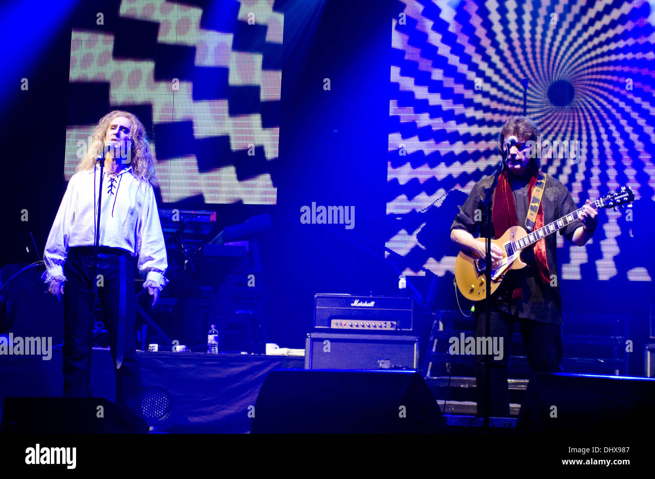 Nad Sylvan playing with Steve Hackett during the Genesis Revisited tour ...