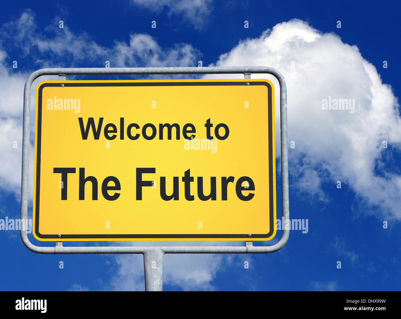 Welcome to the Future Stock Photo - Alamy