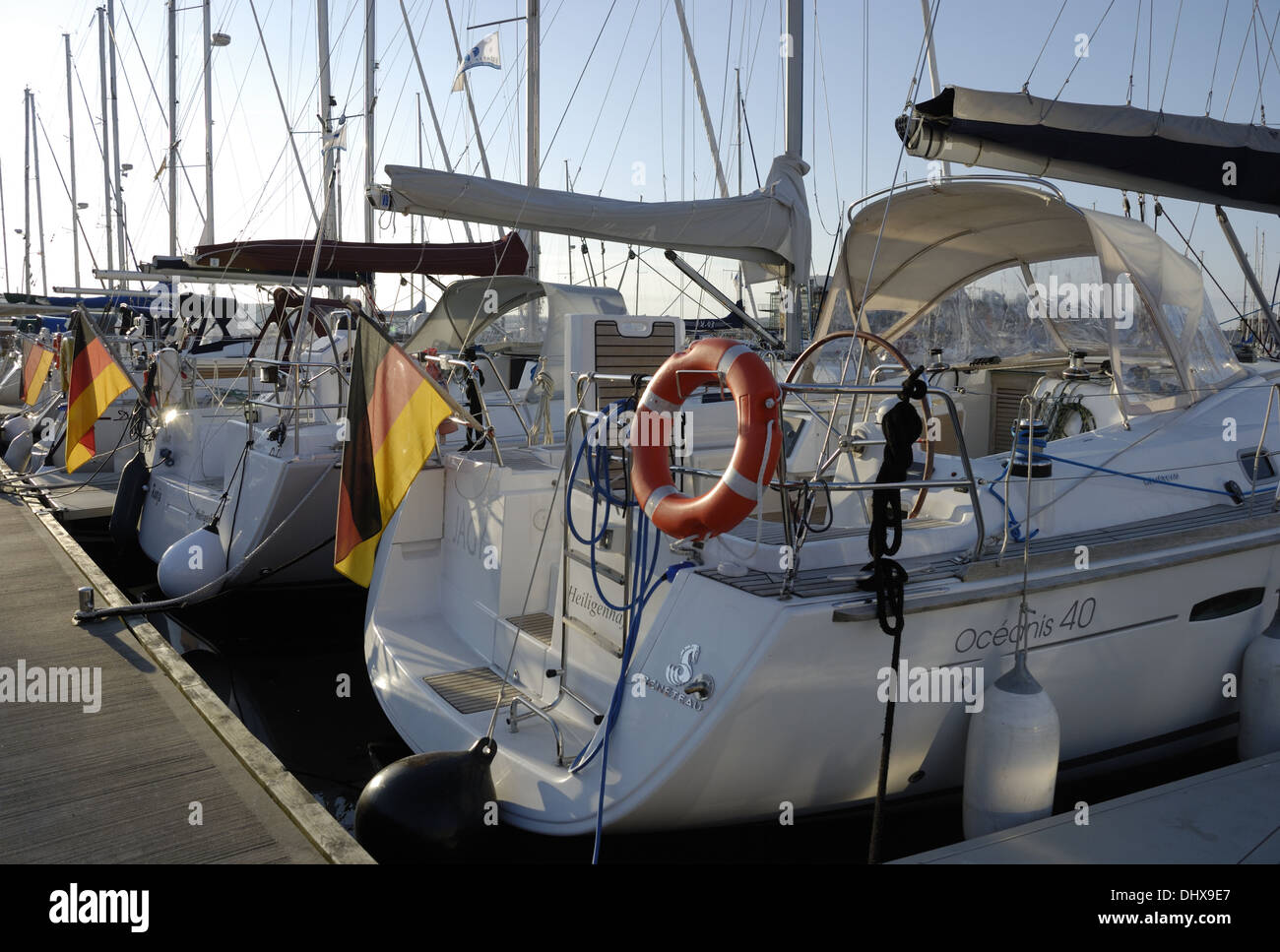 Flensburg germany sonwik marina marina hi-res stock photography and images - Alamy