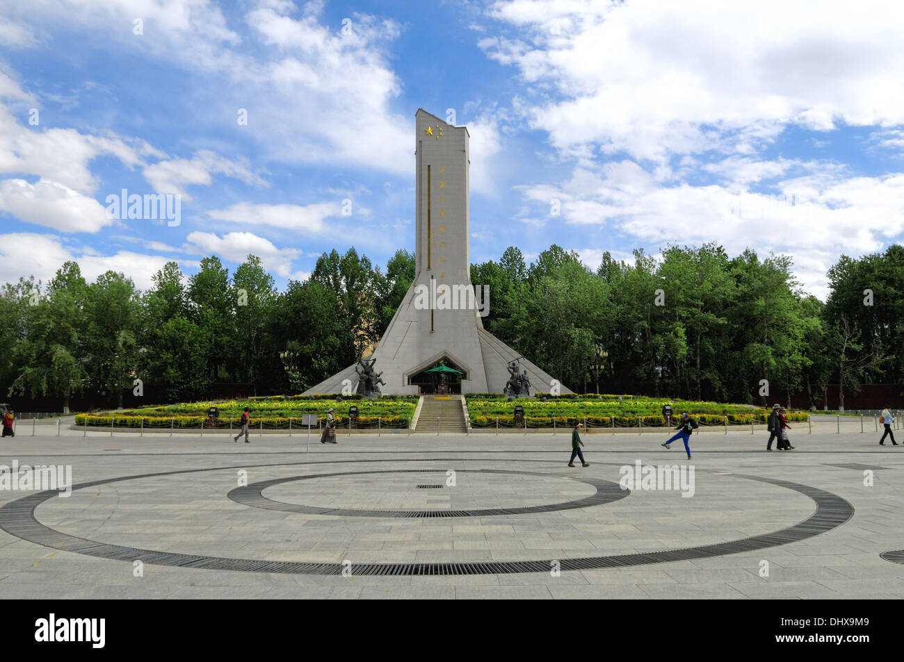 Chinese People's Liberation Monument of Tibet Stock Photo - Alamy
