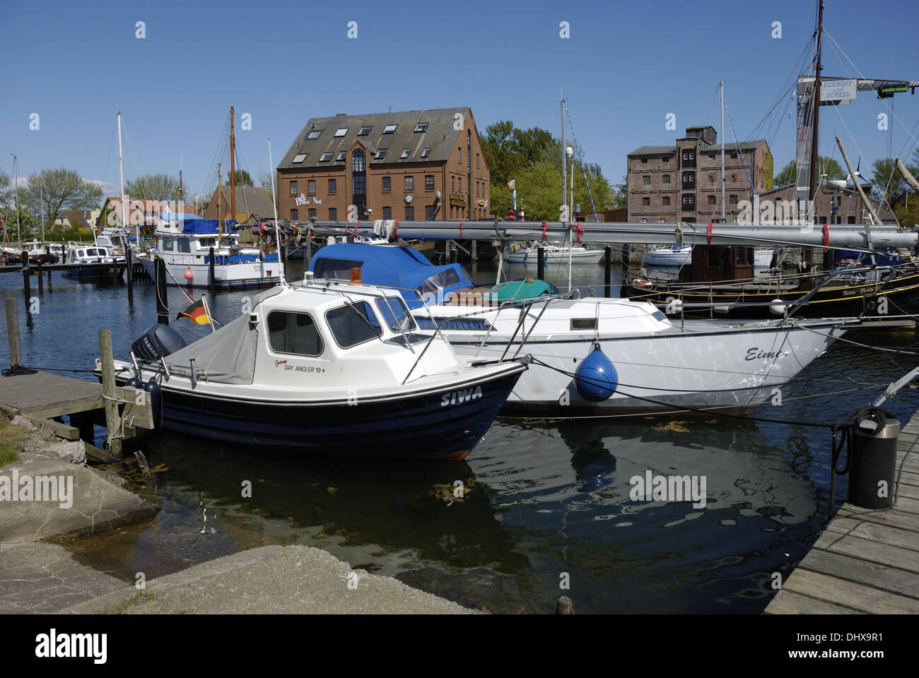 Orth Marina on Fehmarn Stock Photo - Alamy