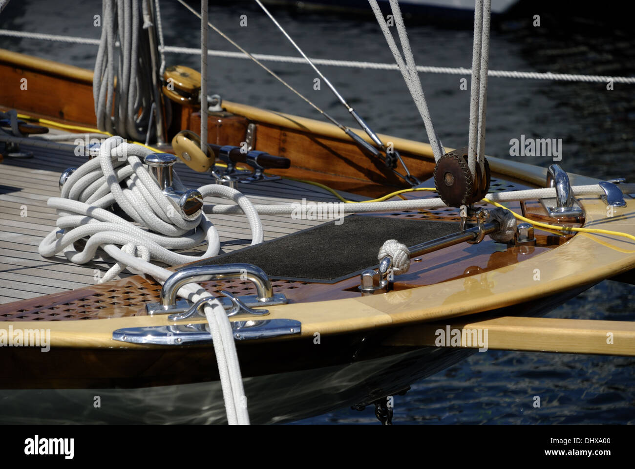 Sailboat in Kiel Stock Photo - Alamy