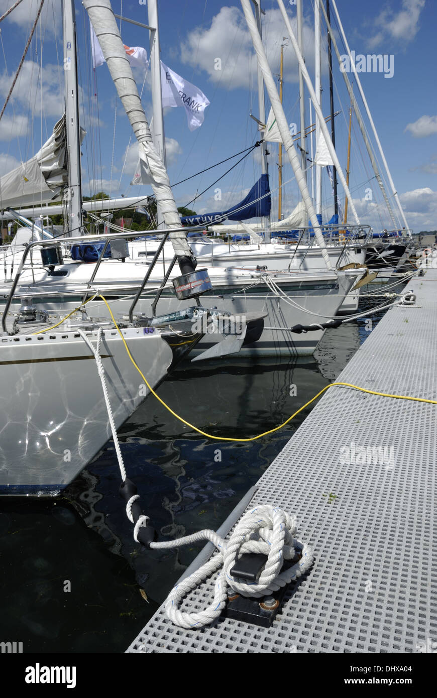 Sailboats in Kiel Stock Photo - Alamy