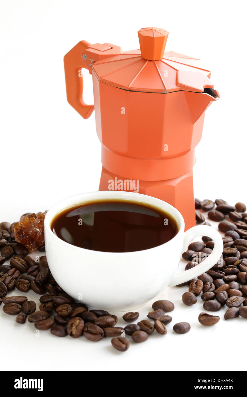 Bean to cup coffee machine Cut Out Stock Images & Pictures - Alamy