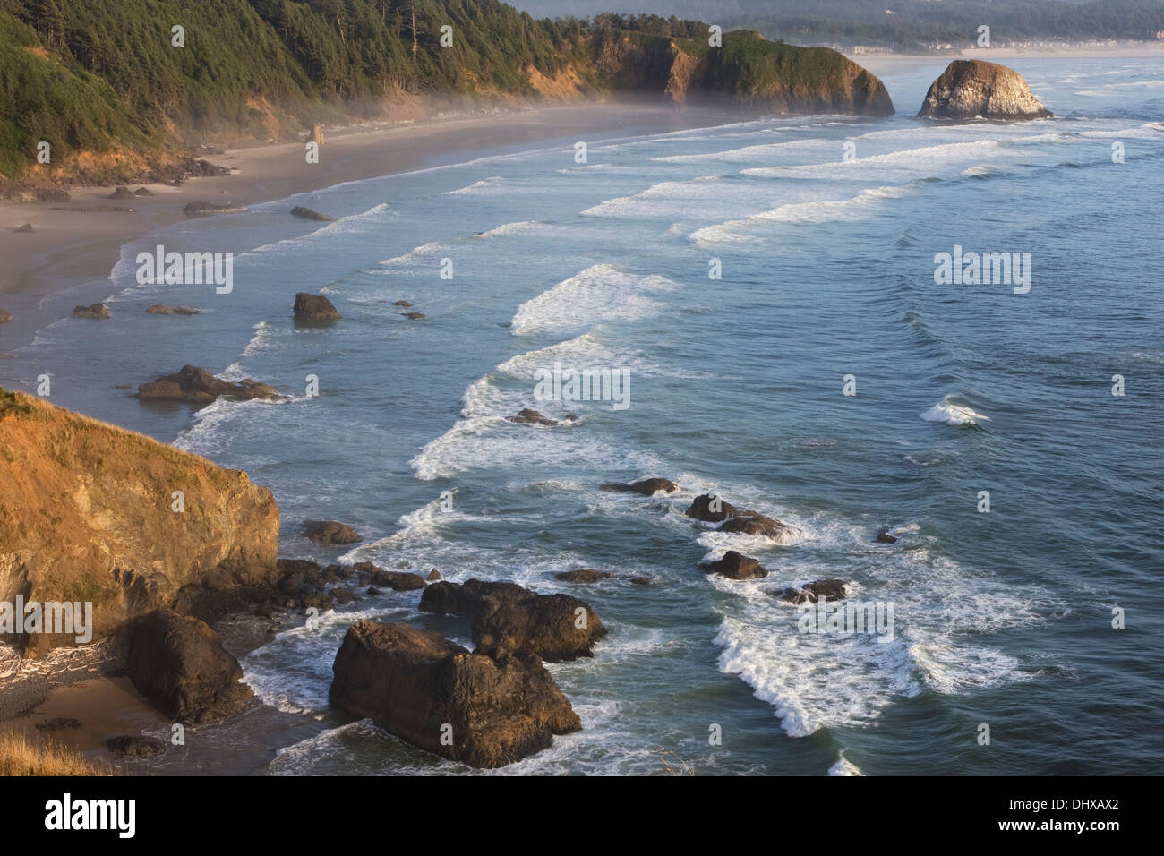 Crescent Beach from Ecola State Park, Oregon Stock Photo - Alamy