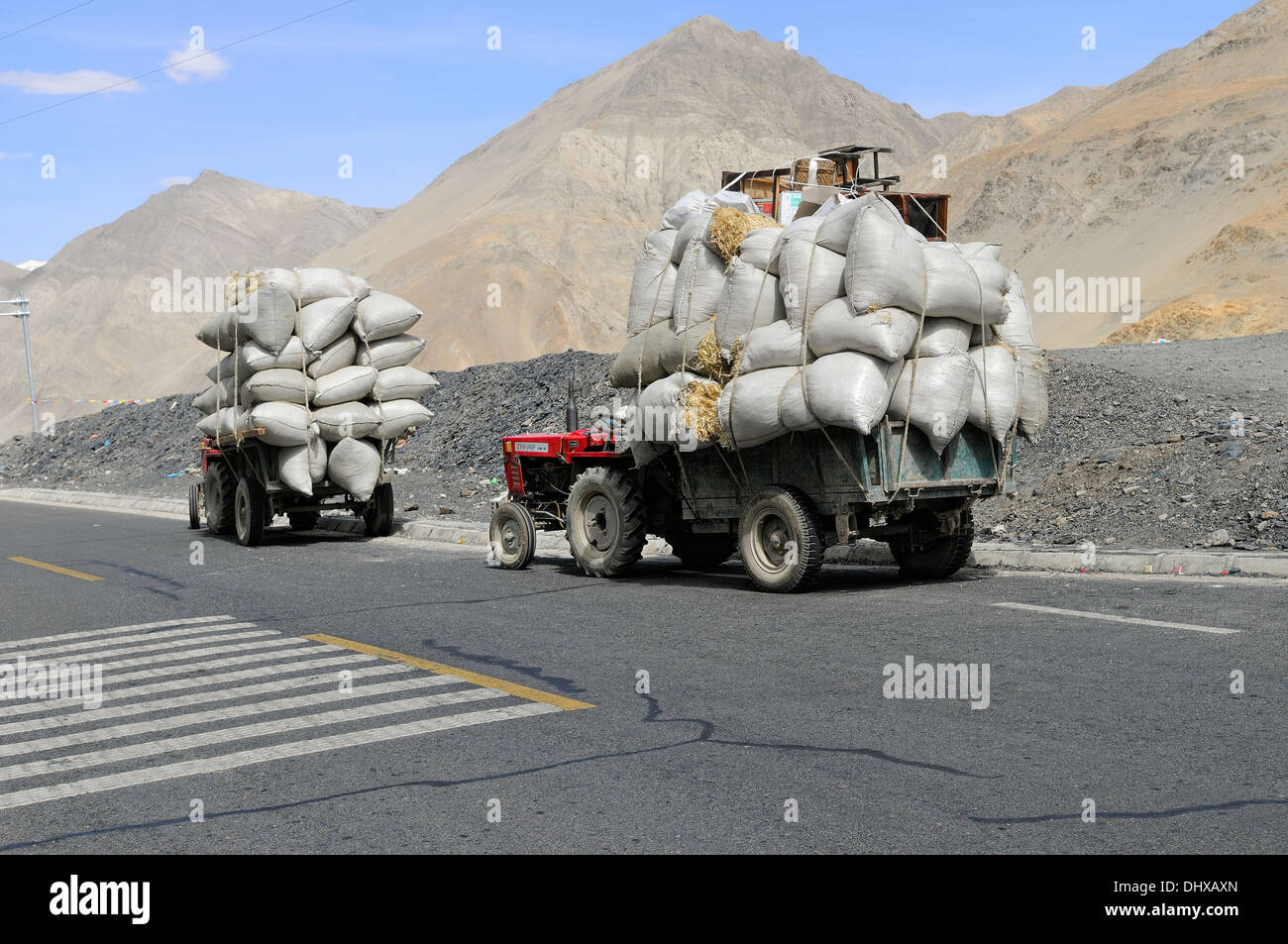 Transport in Tibet Stock Photo - Alamy