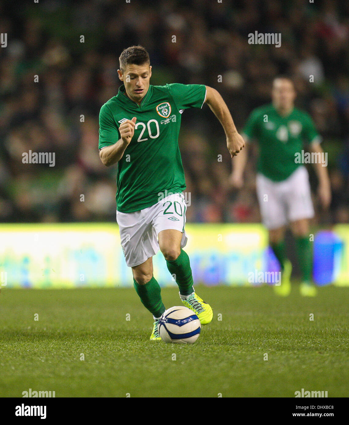 Dublin, Ireland. 15th Nov, 2013. Wes Hoolahan of Ireland in action ...