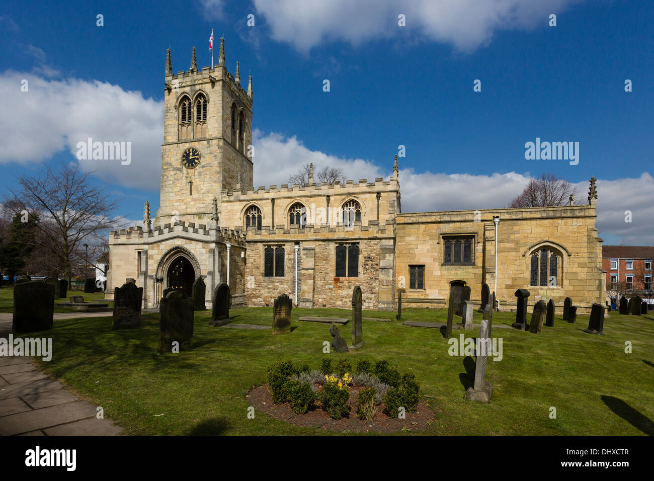 Conisbrough Church South Yorkshire Stock Photo - Alamy
