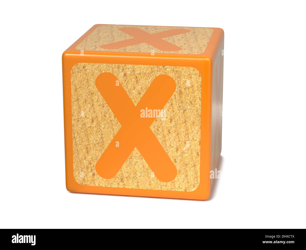 Letter X on Childrens Alphabet Block Stock Photo - Alamy
