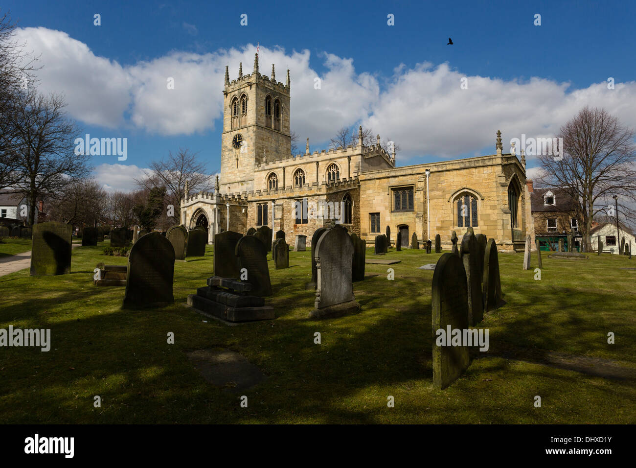 Conisbrough Church South Yorkshire Stock Photo - Alamy