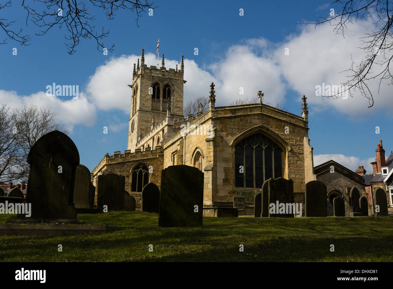 Conisbrough Church South Yorkshire Stock Photo - Alamy