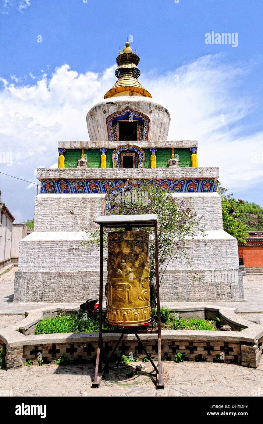 Kumbum stupa in Xining Stock Photo - Alamy