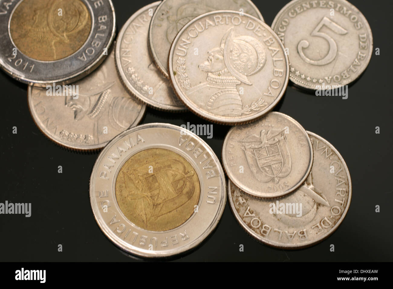 Old panama coin hi-res stock photography and images - Alamy