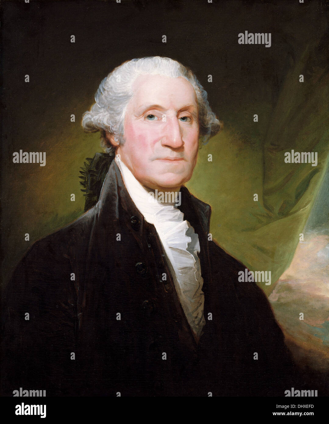Painting gilbert stuart george washington hi-res stock photography and ...