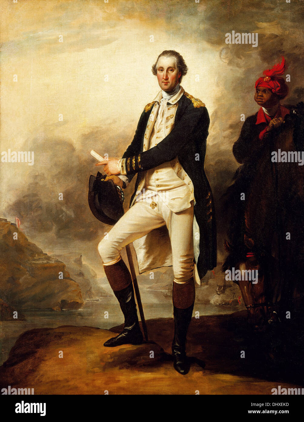 George Washington - by John Trumbull, 1780 Stock Photo - Alamy