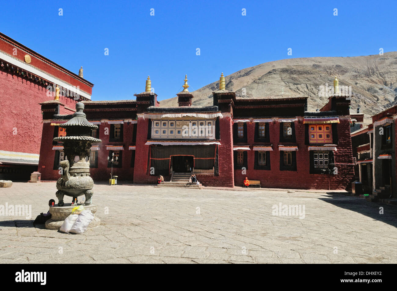Sakya Monastery in Shigatse Tibet Stock Photo - Alamy