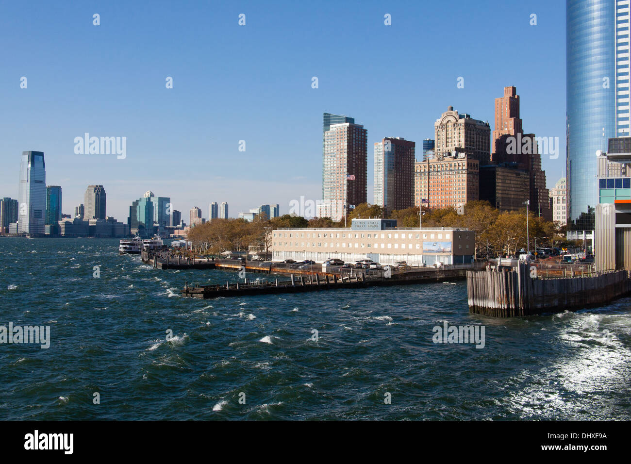 United States Coast-Guard building. Manhattan. New York City United ...