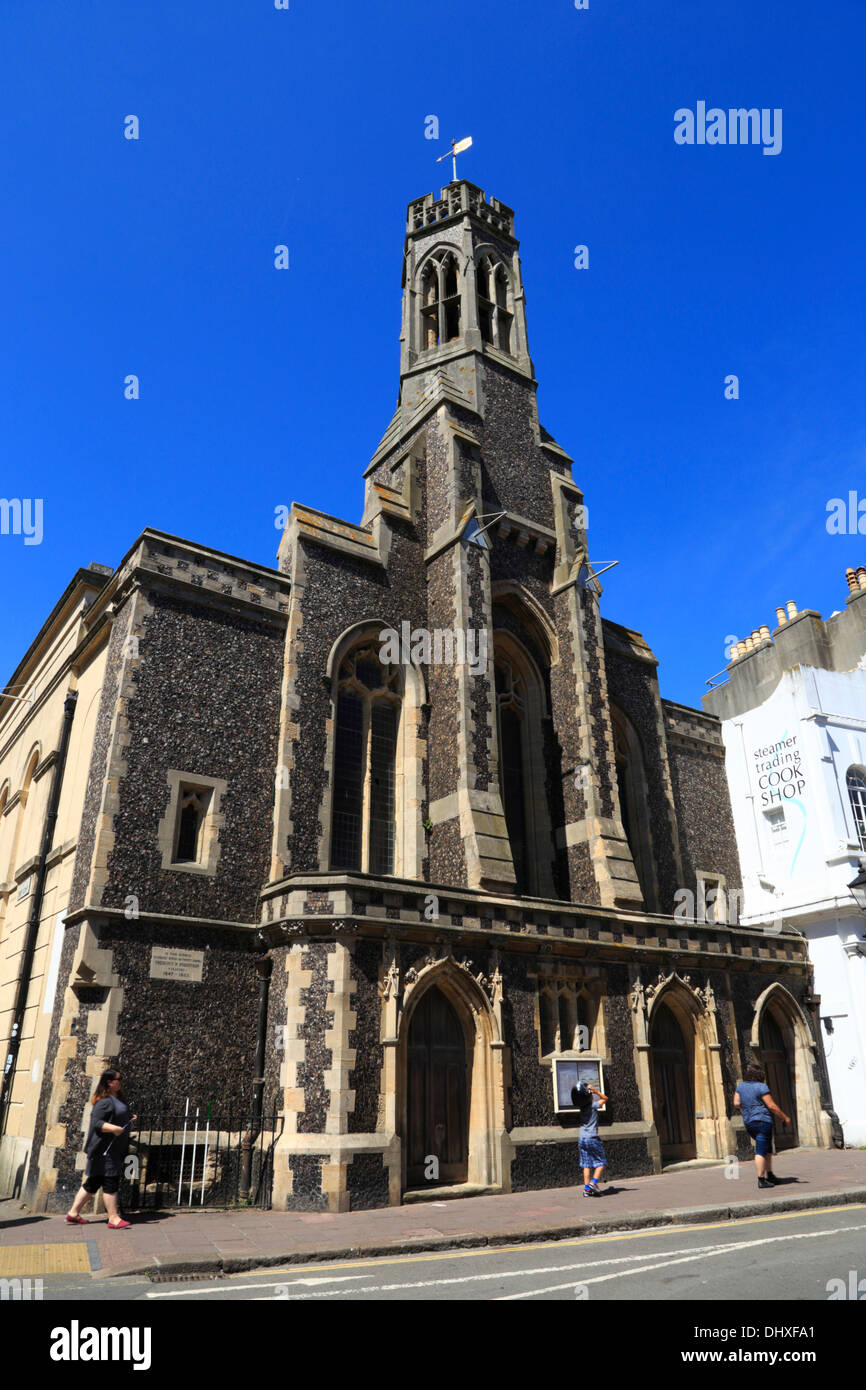 Facade of the deconsecrated Holy Trinity Church in Brighton, United ...