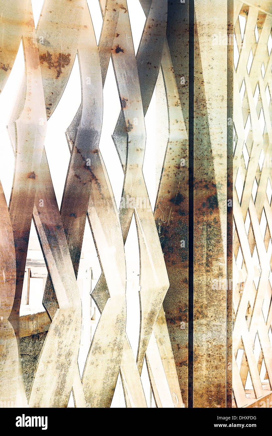 rusty iron gate Stock Photo - Alamy