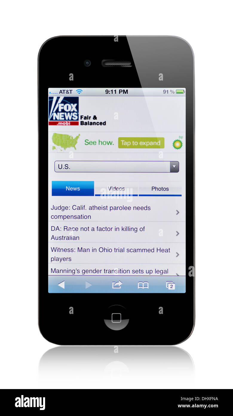 Fox news tv screen hi-res stock photography and images - Alamy