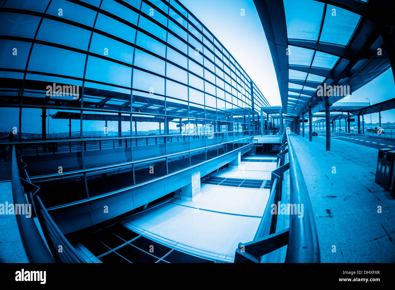 Passenger inside walkway hi-res stock photography and images - Alamy