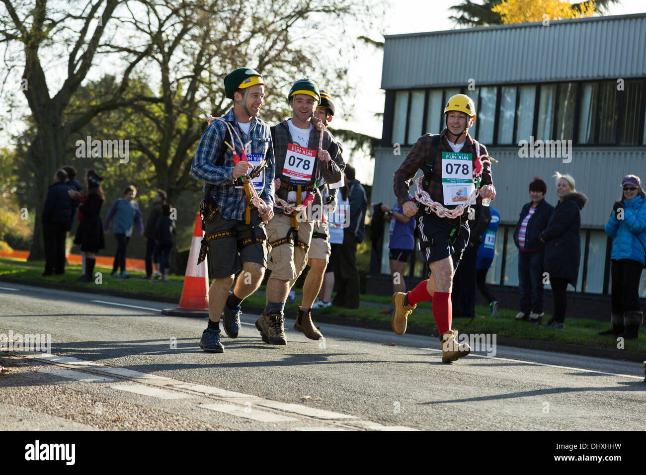 Runners from Silicon Fen Mountain Rescue with their climbing gear ...