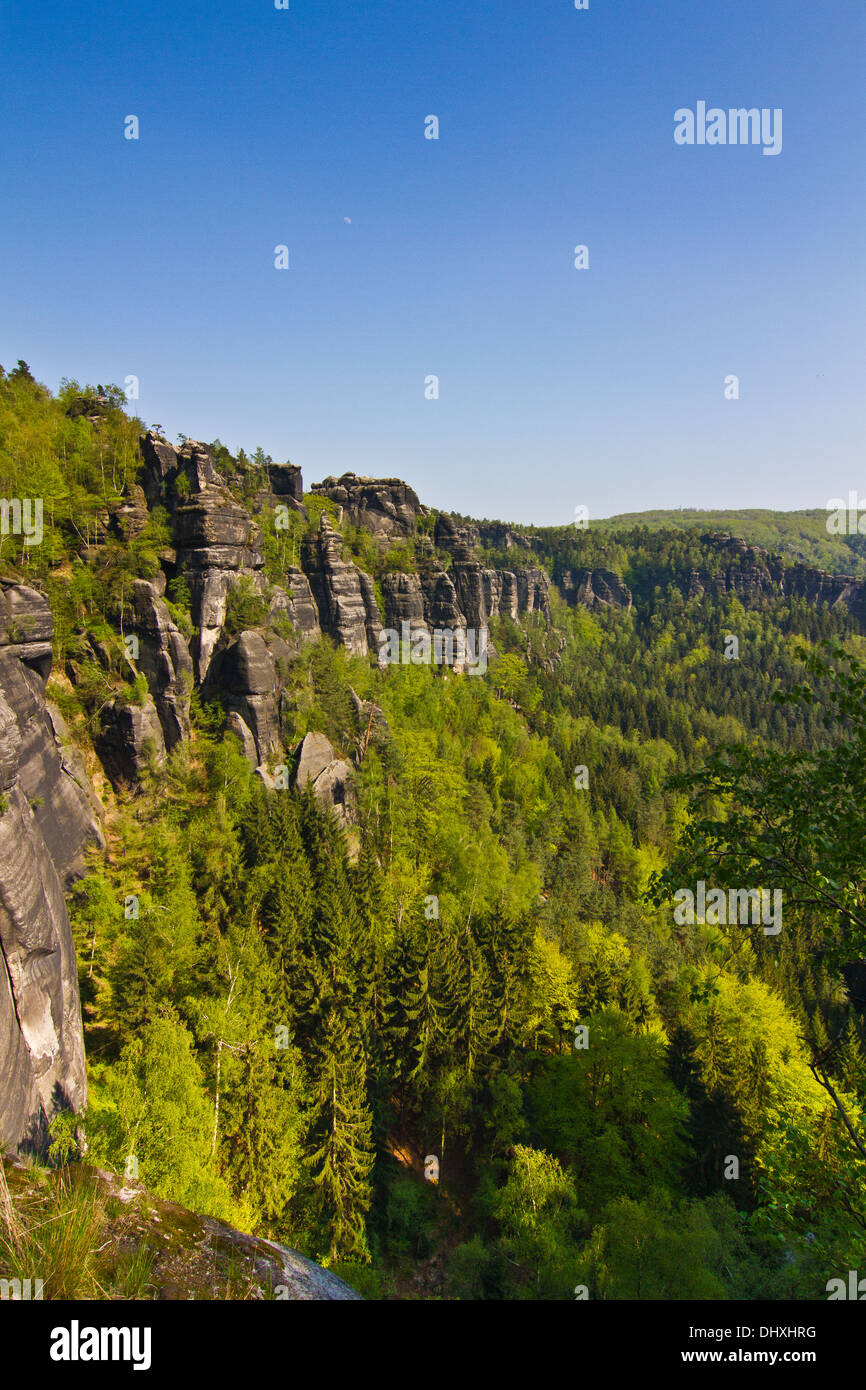Elbe Sandstone Mountains Stock Photo - Alamy