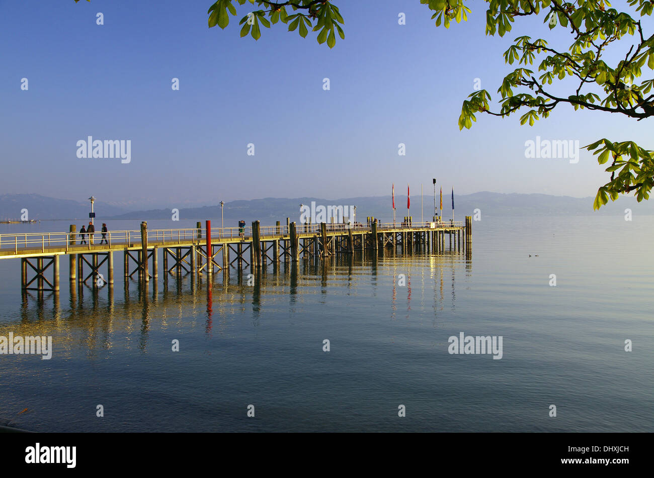 Late light at the Bodensee Stock Photo - Alamy