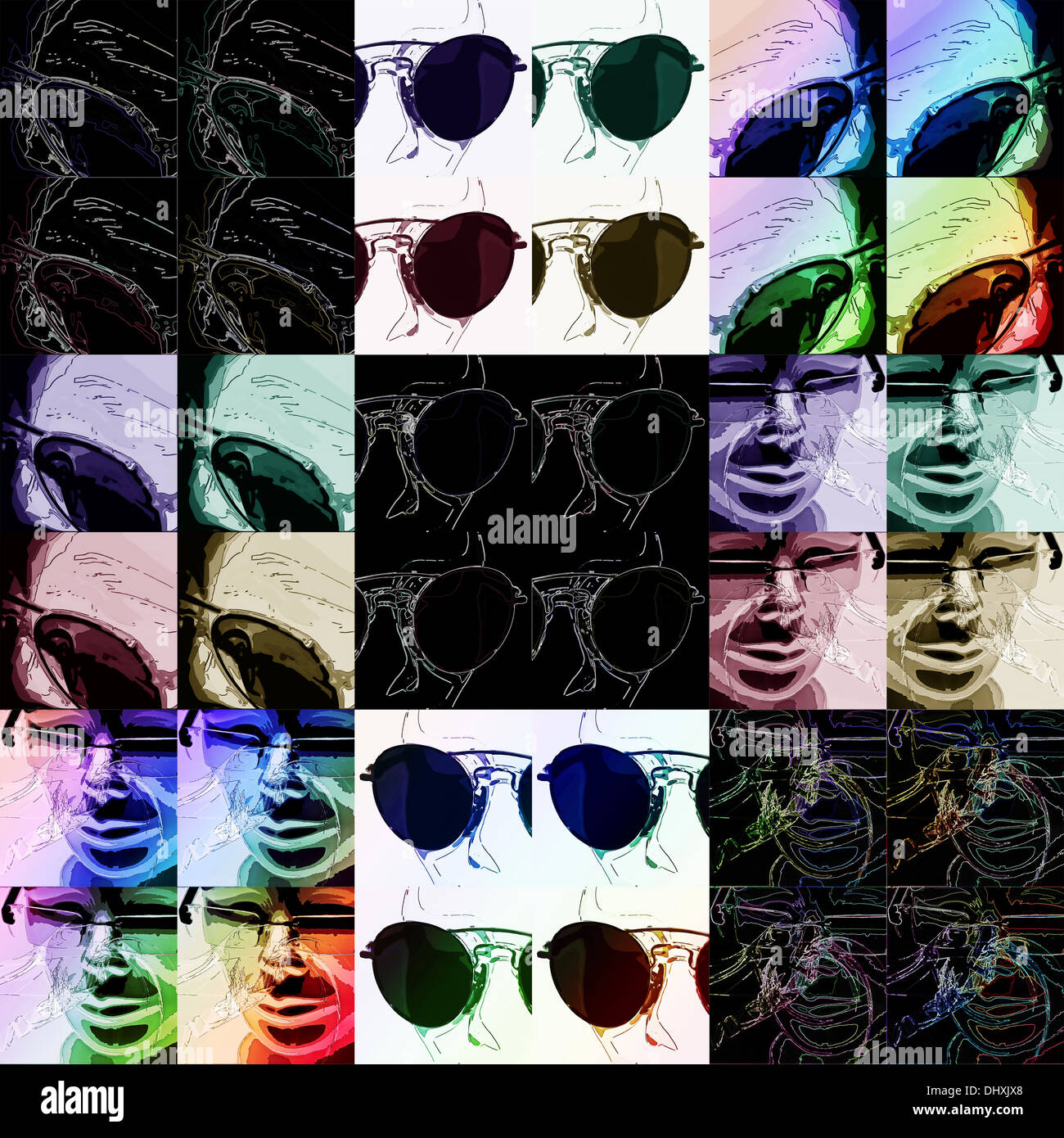 pop art collage Stock Photo - Alamy