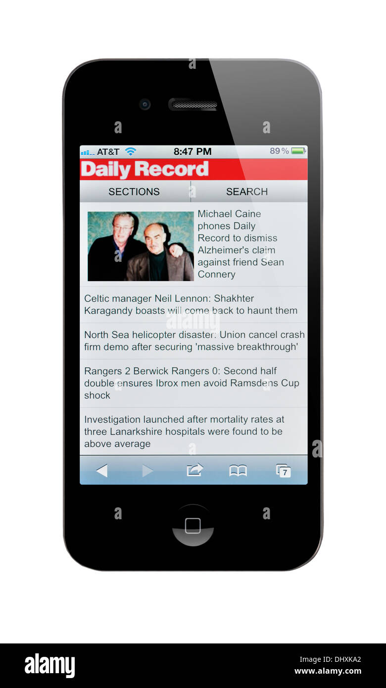 Daily record newspaper hi-res stock photography and images - Alamy