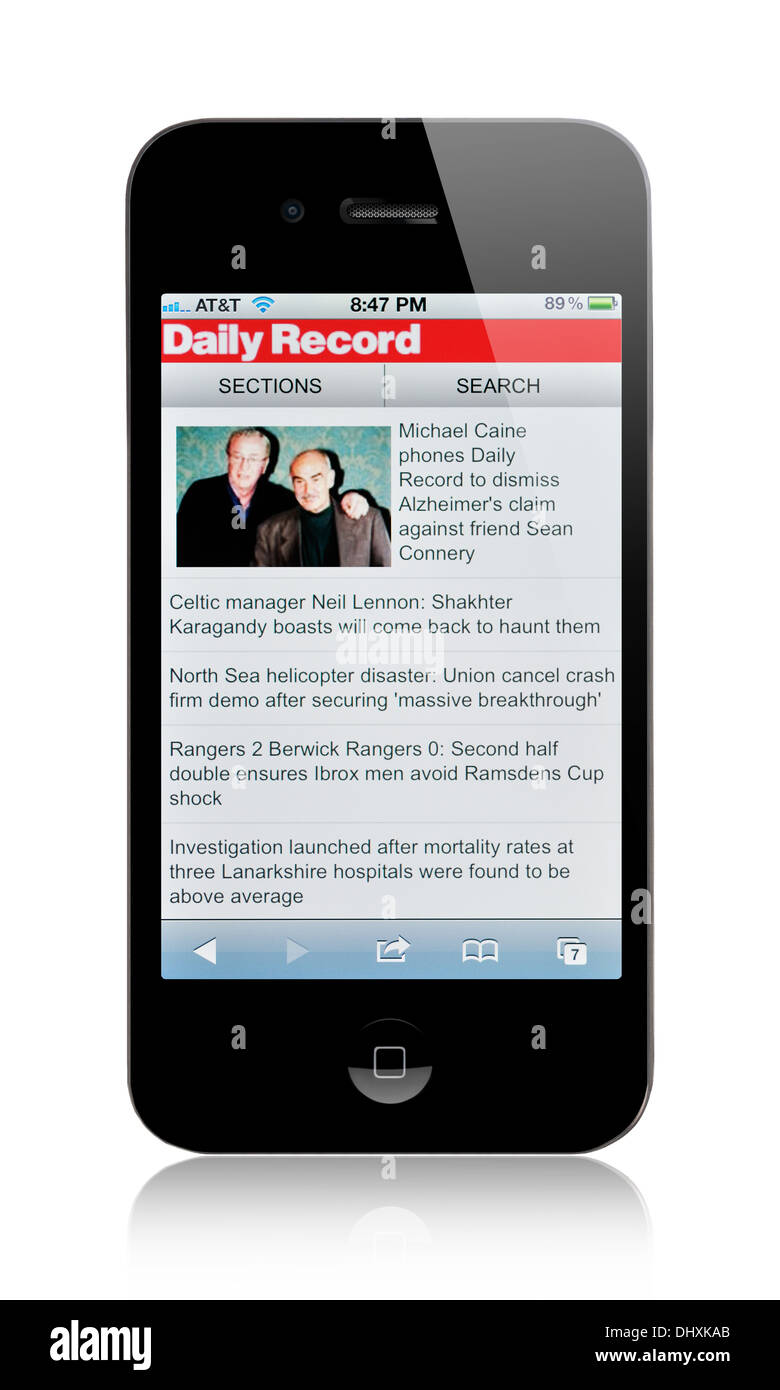 Daily record newspaper hi-res stock photography and images - Alamy