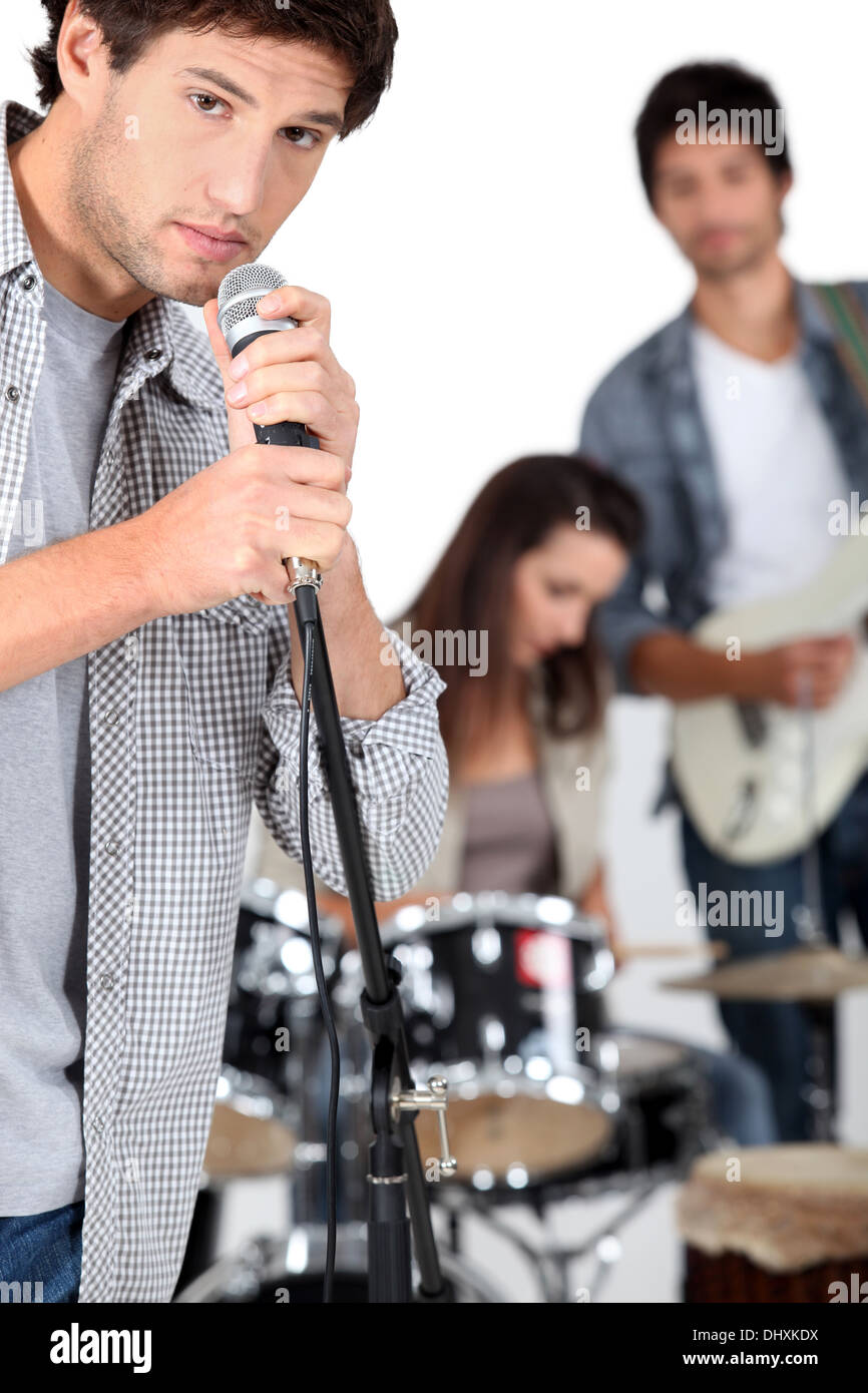 Portrait of a percussion player hi-res stock photography and images - Alamy