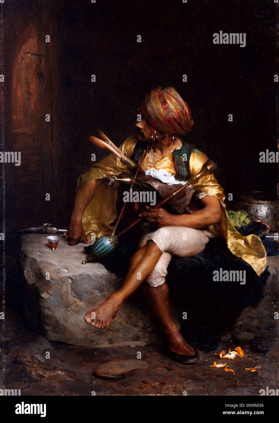 A Bashi Bazouk - by Charles Bargue, 1875 Stock Photo - Alamy