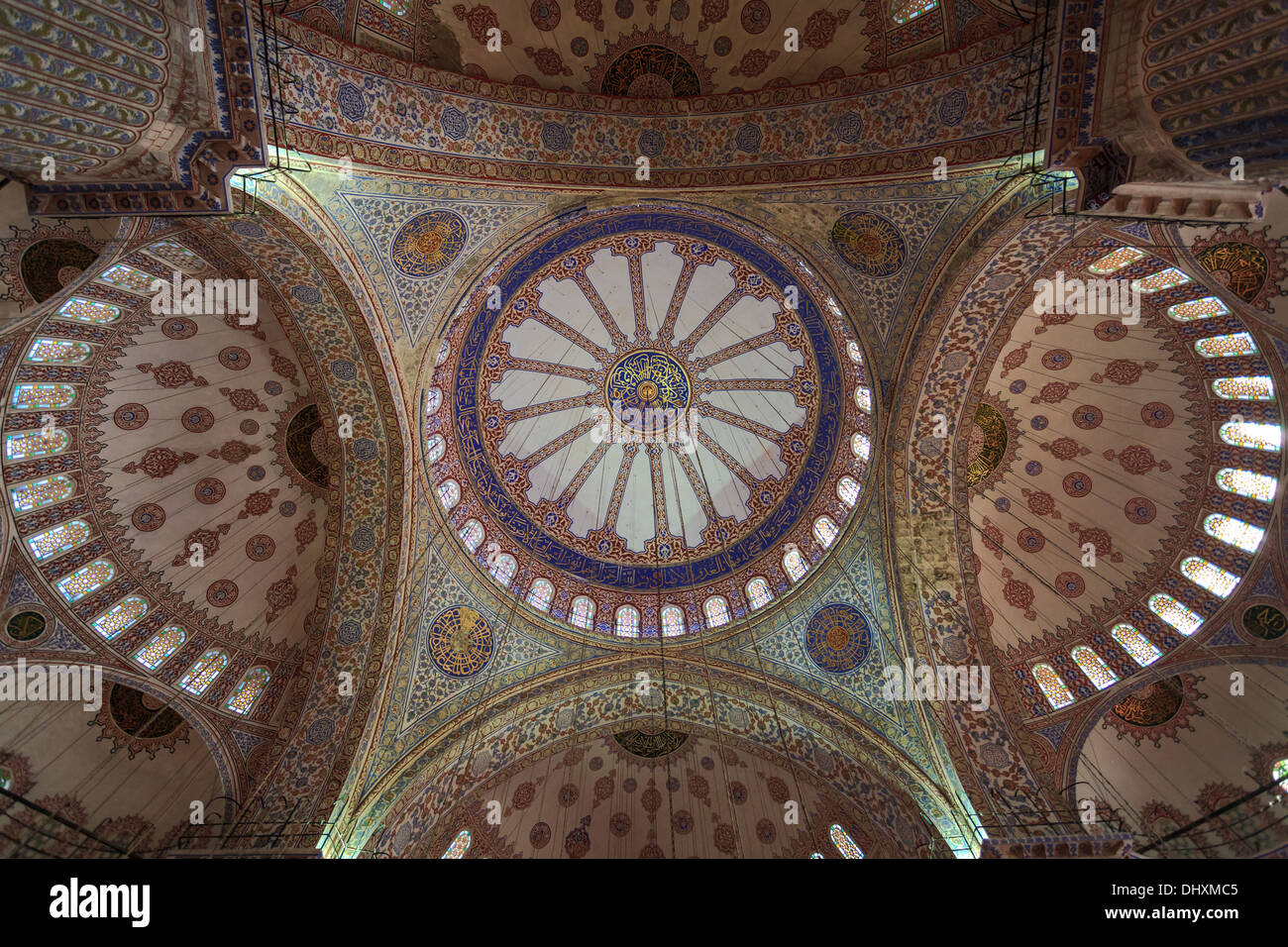 The interior view of blue mosque Stock Photo - Alamy