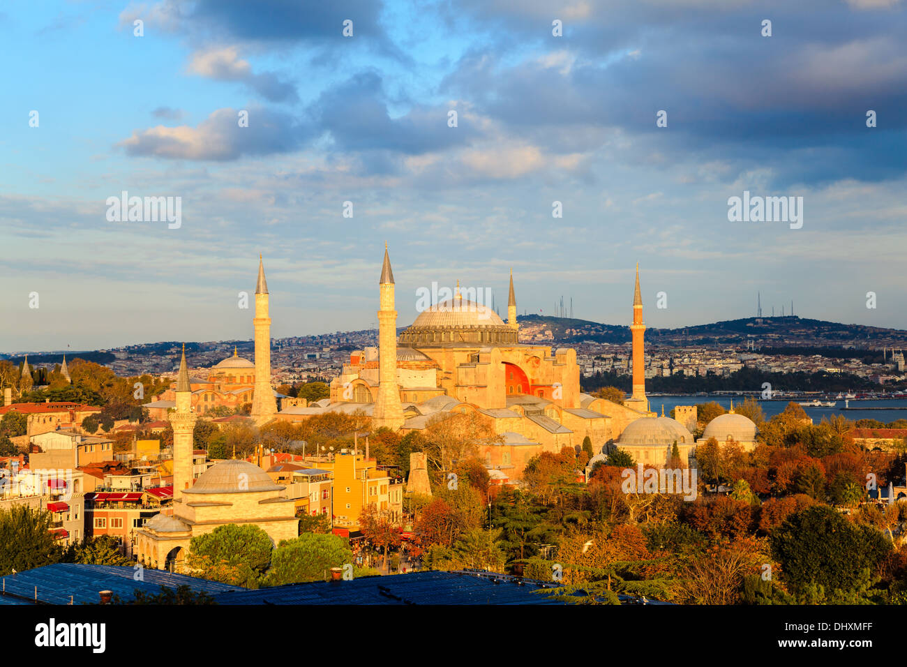 Aerial hagia sophia blue mosque hi-res stock photography and images - Alamy