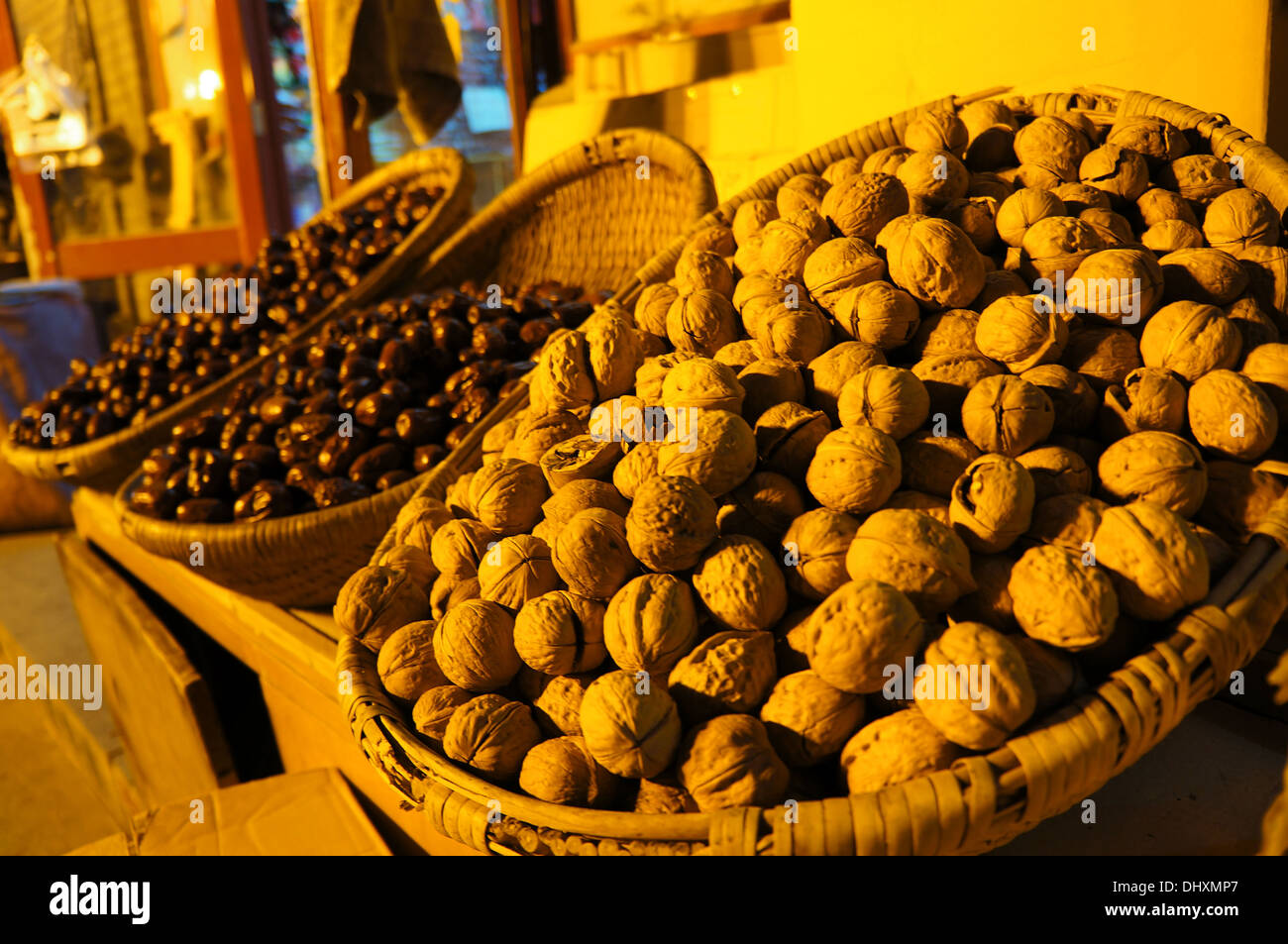 Walnuts for sale in Xian, China Stock Photo - Alamy