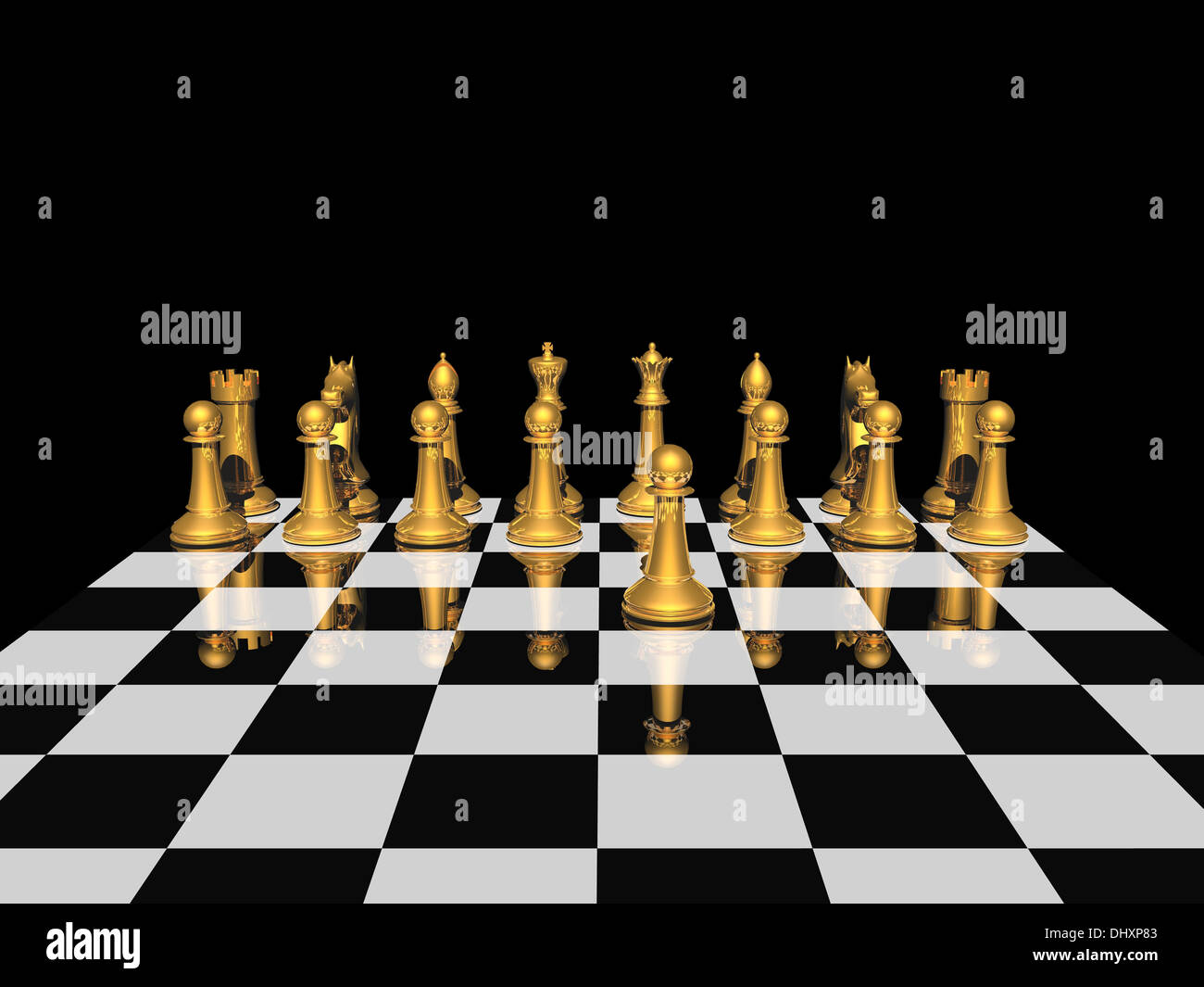 first step of chess competition Stock Photo - Alamy