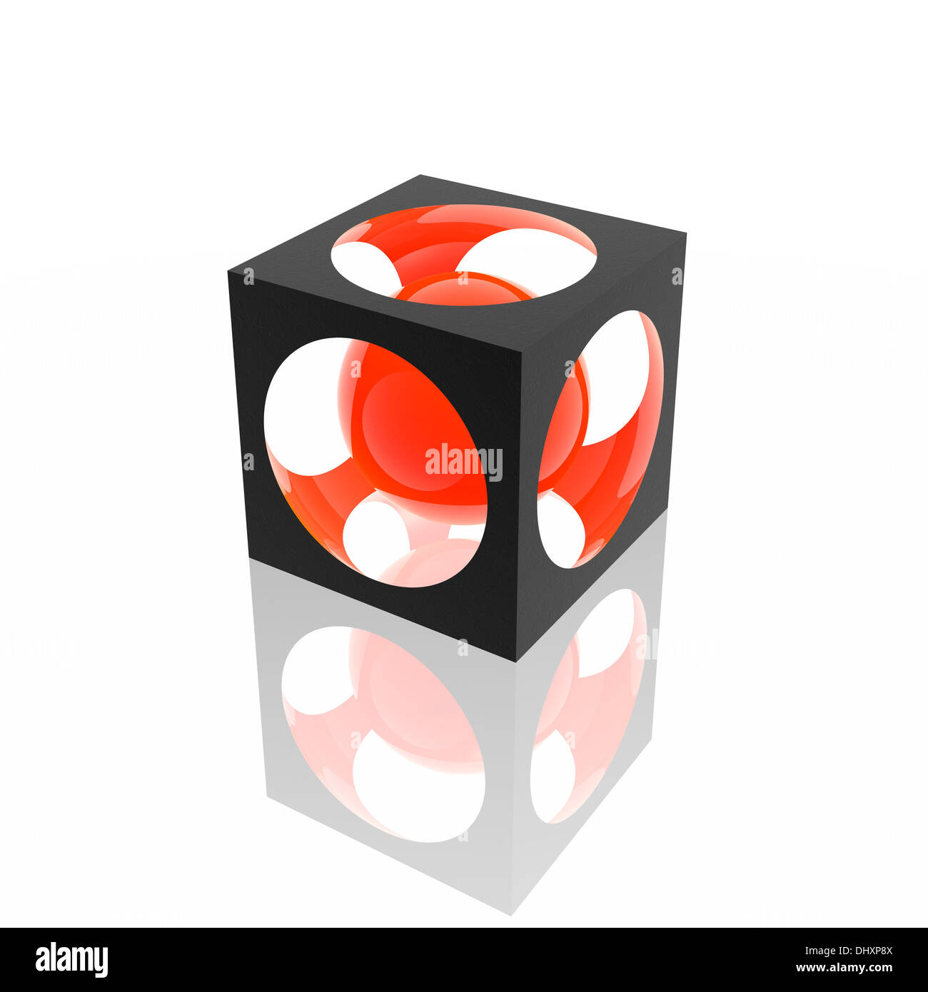 abstract symbol (red and black series Stock Photo - Alamy