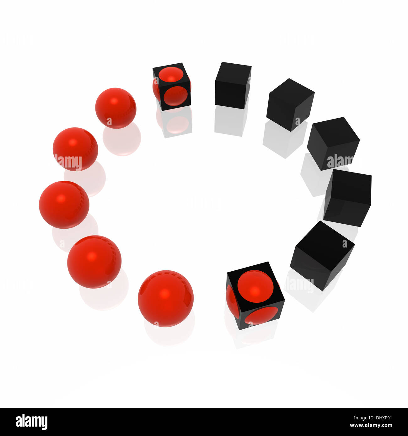 3d team circle red community social teamwork hi-res stock photography ...