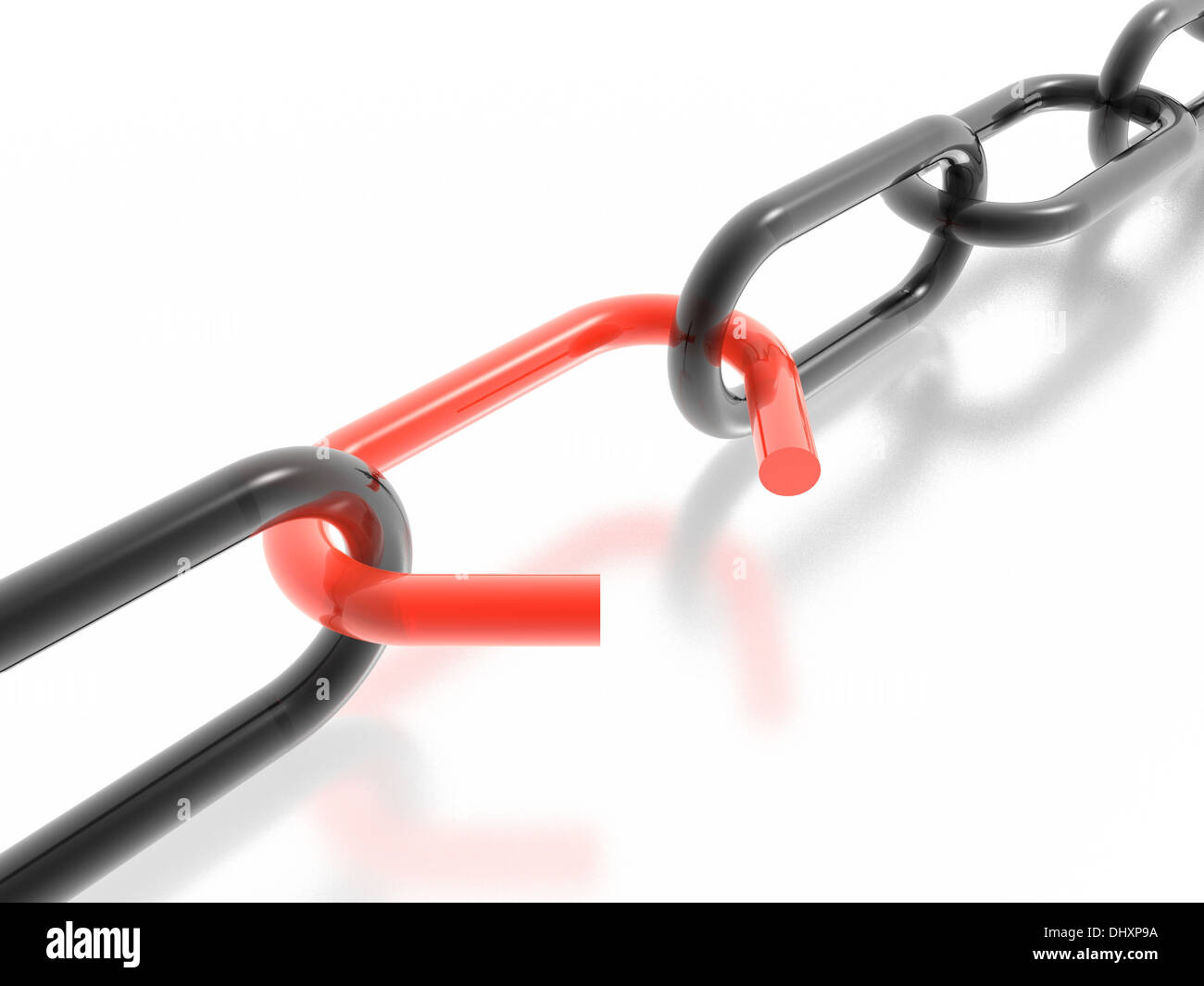 black chain (high resolution 3D image Stock Photo - Alamy