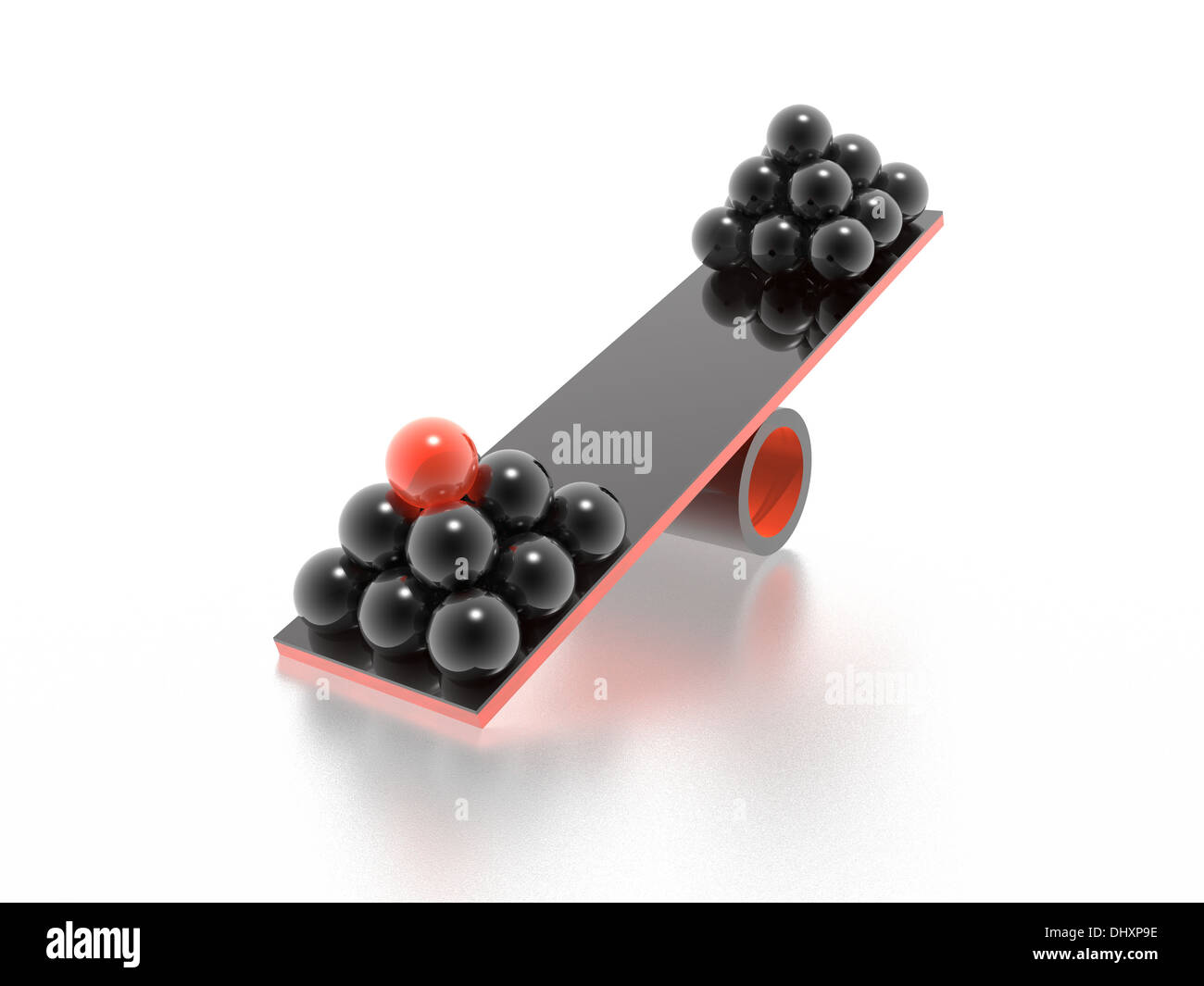 disbalance (high resolution 3D image Stock Photo - Alamy
