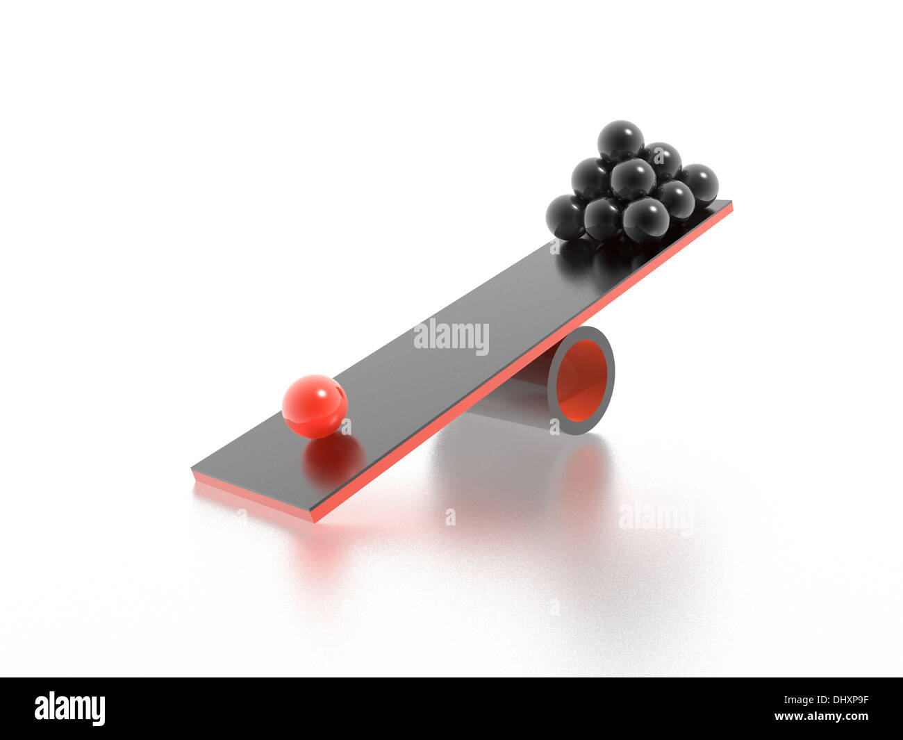 disbalance (high resolution 3D image Stock Photo - Alamy